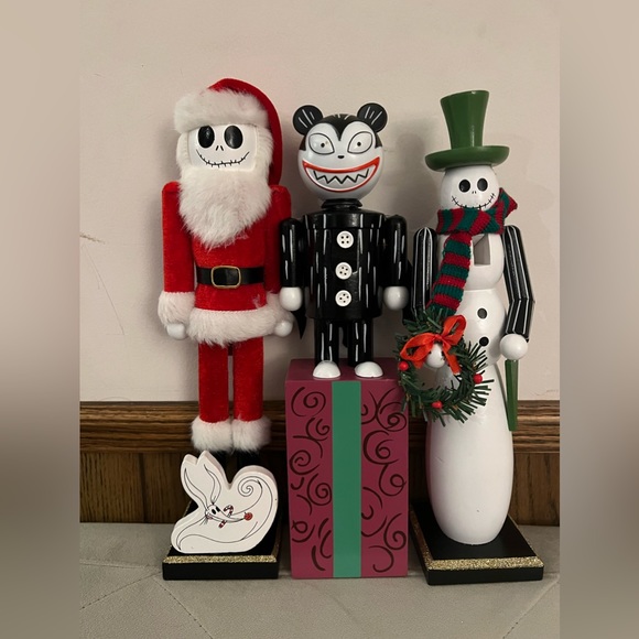 Disney | Other | Disneys Nightmare Before Christmas Set Of Three ...